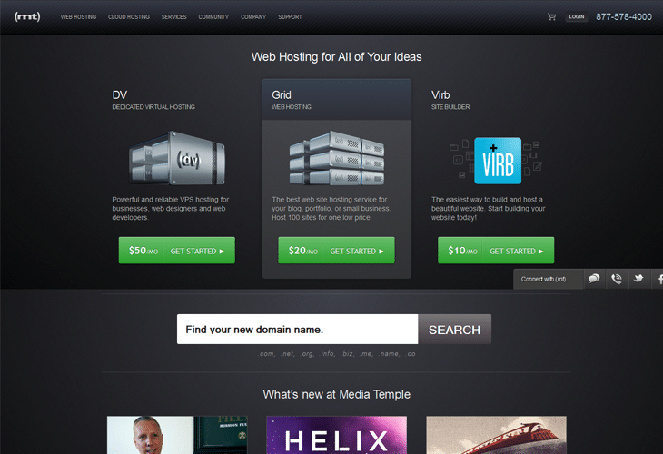30 Beautiful Designs With Monochromatic Website Designs