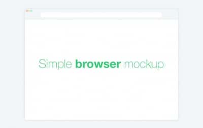20 Free Web Browser Frame PSD Templates