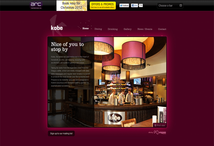 30 Beautiful Designs With Monochromatic Website Designs