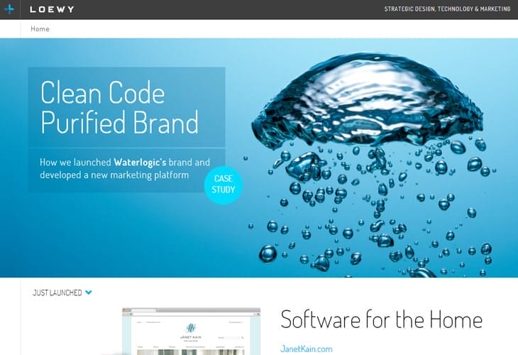 30 Beautiful Designs With Monochromatic Website Designs