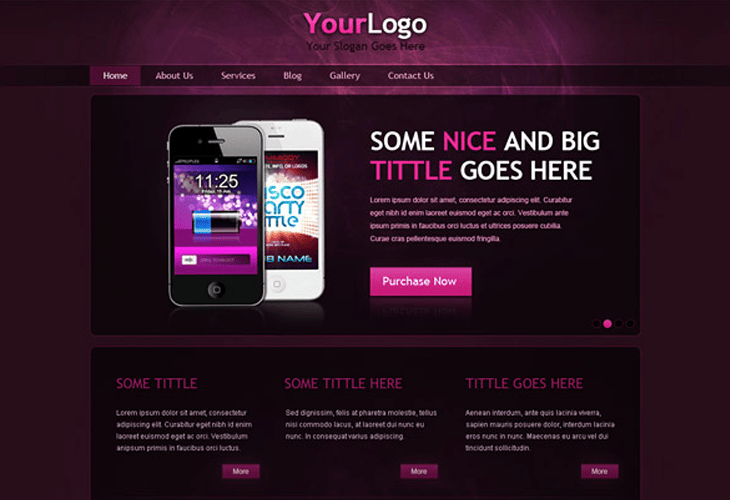 Well-Designed PSD Website Templates For Free Download