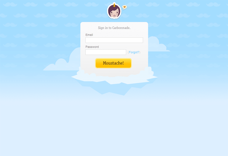 20 Beautiful Login Page/Form Designs Inspiration