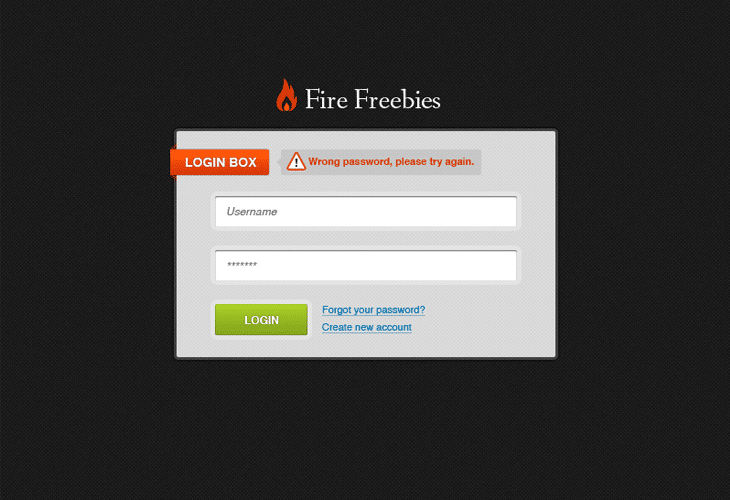 Beautiful Free Web Form PSD Templates