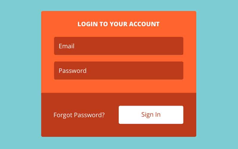 Beautiful Free Web Form PSD Templates
