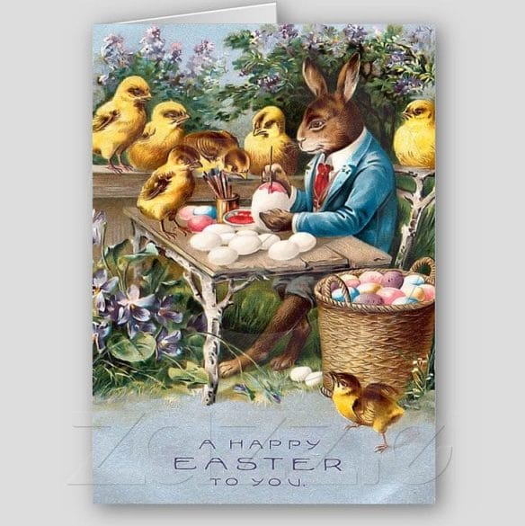 30 Beautiful Vintage Easter Greetings Cards And Postcard