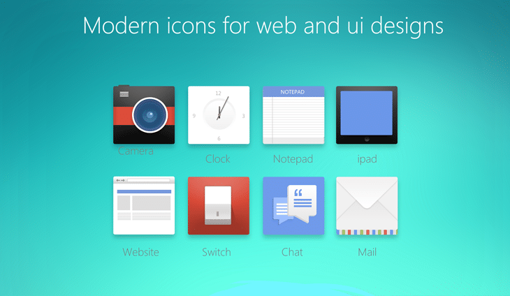 Modern Icons For Web And UI Designs - Freebie No: 91