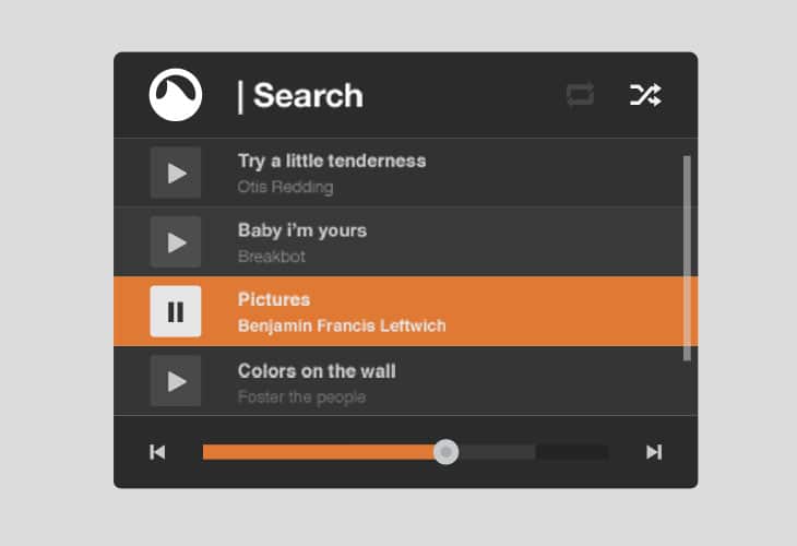Free Flat GUI Templates » 25 Best Free Flat Style UI Design KIts