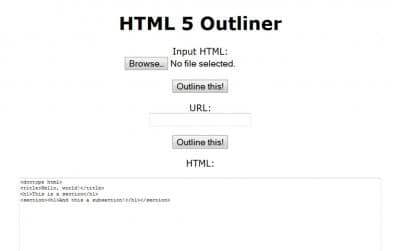 20 New Online HTML5 Tools For Web Designers