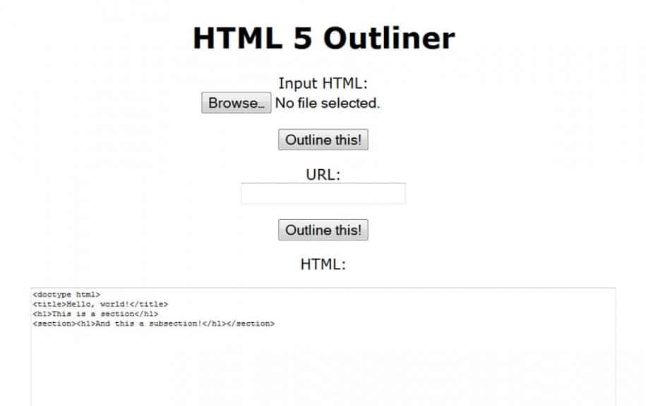 20 New Online HTML5 Tools For Web Designers