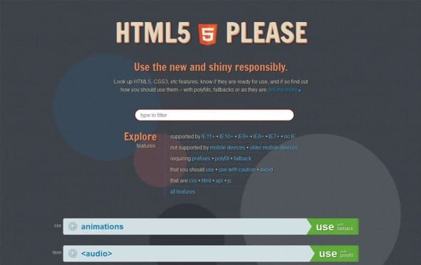 20 New Online HTML5 Tools For Web Designers