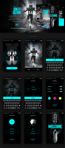 50+ Free Flat Style UI Kits
