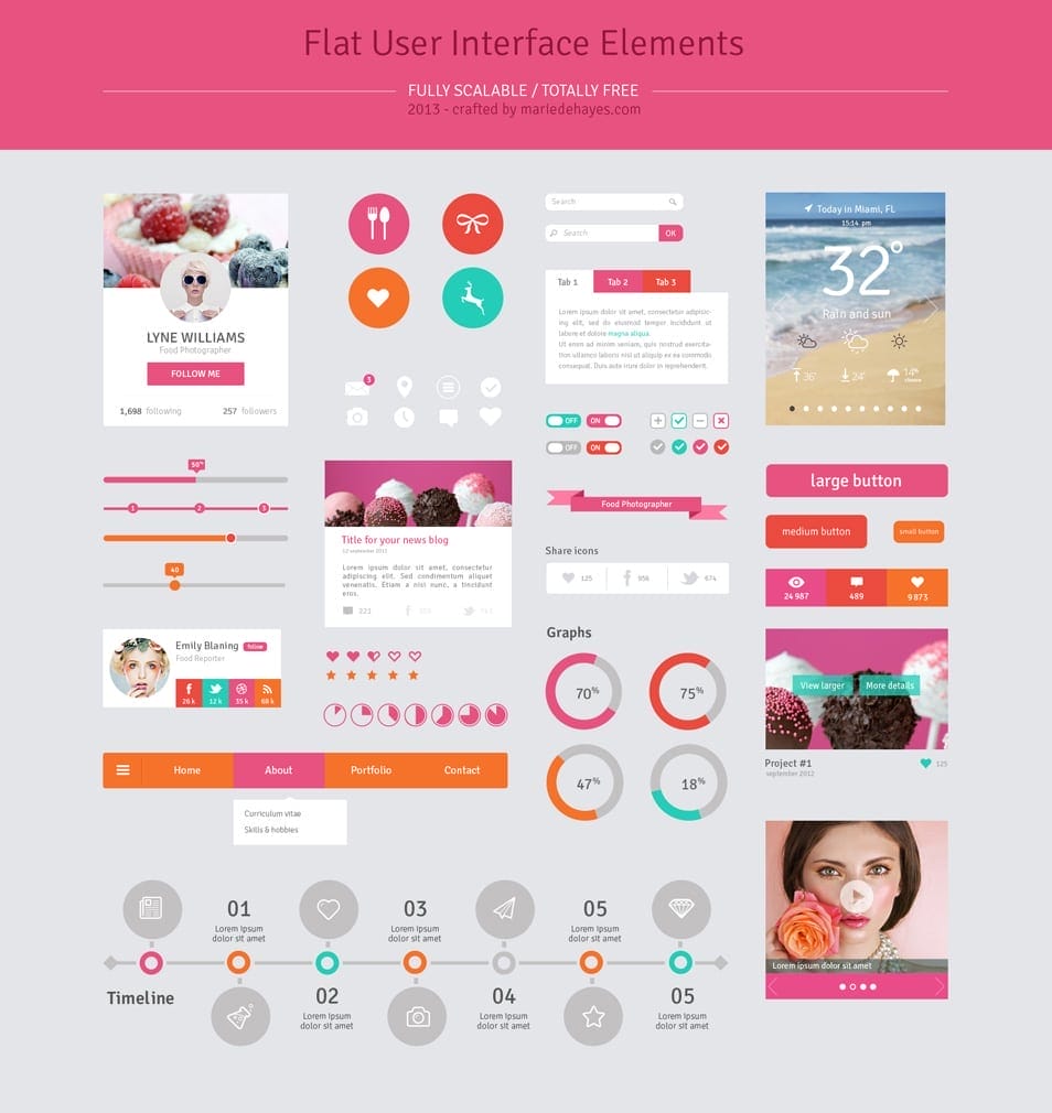 Latest Free Web Elements From October 2013 » CSS Author
