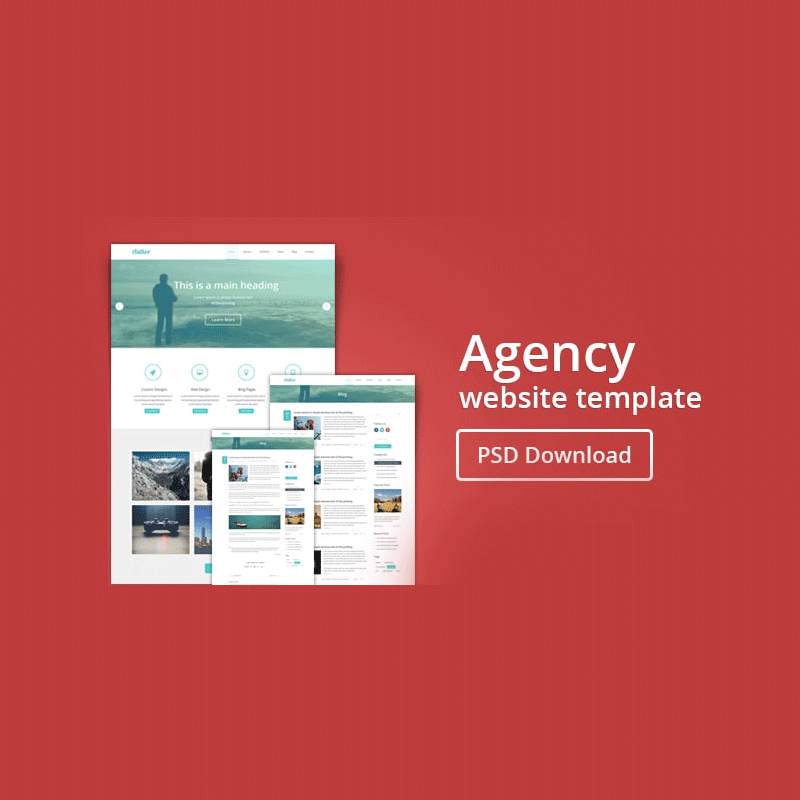 Free Agency Web Template