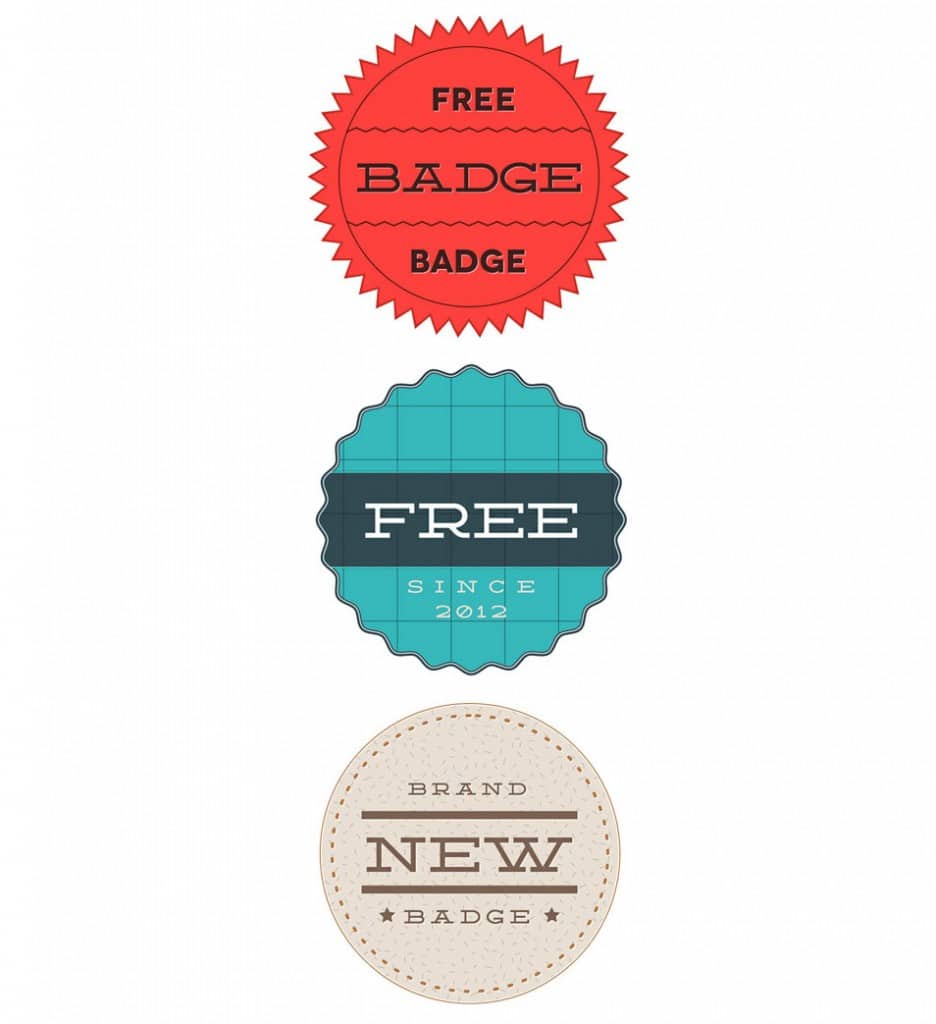 100+ Best Free Badges Vector & PSD » CSS Author