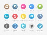 500+ High Quality Free Social Media Icon Sets