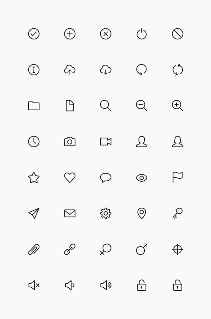 60+ Free Line Icon Sets › Free Icons » CSS Author
