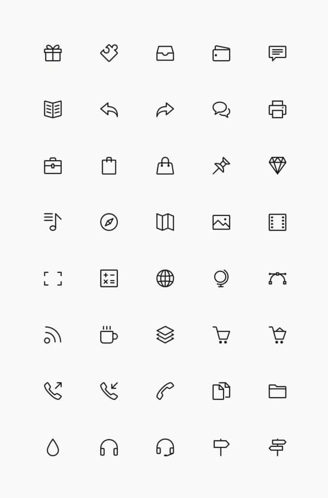 60+ Free Line Icon Sets › Free Icons » CSS Author