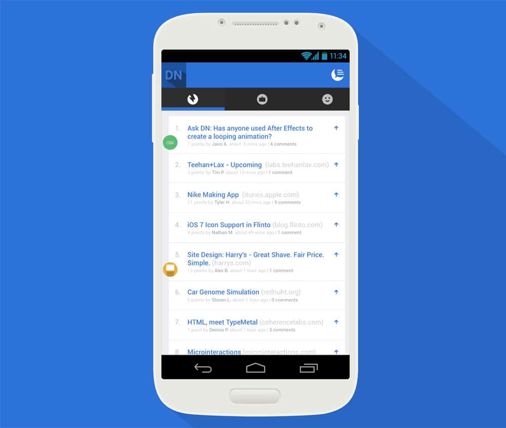 Latest Collection Of IPhone Wireframe PSDs › Wireframes » CSS Author
