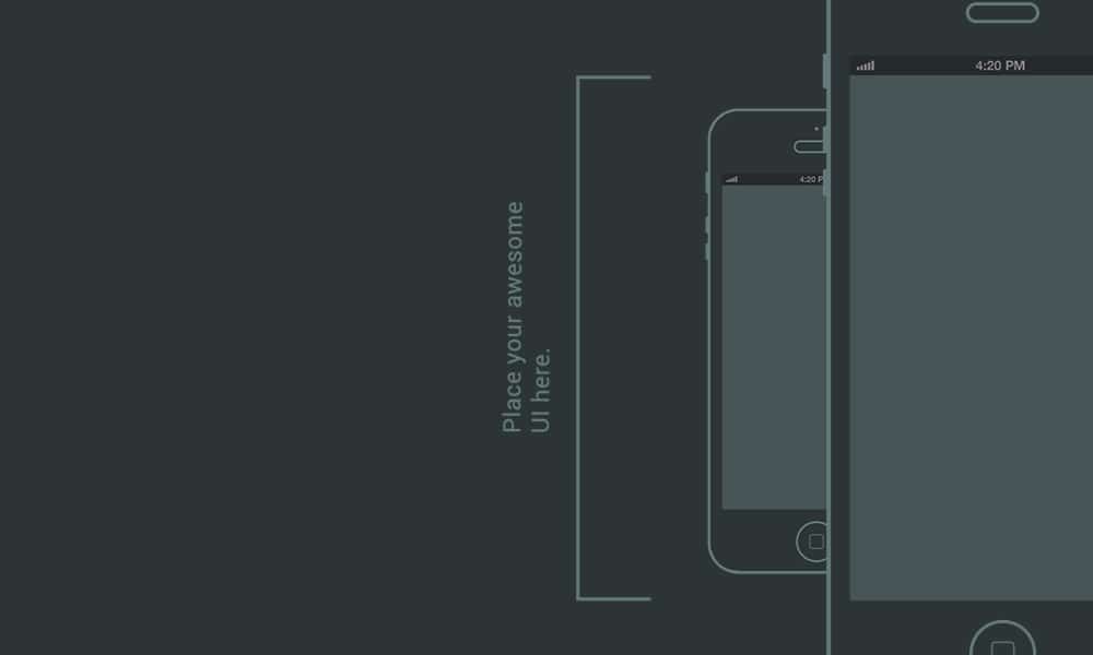 Latest Collection Of IPhone Wireframe PSDs › Wireframes » CSS Author