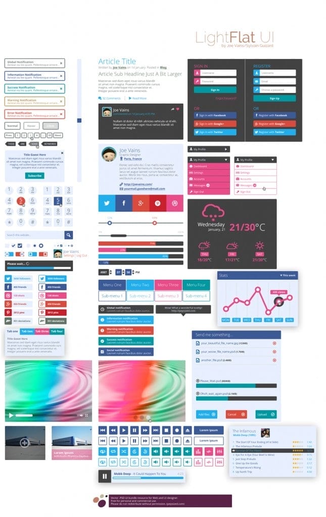 Latest Free Web Elements From February 2014 » CSS Author