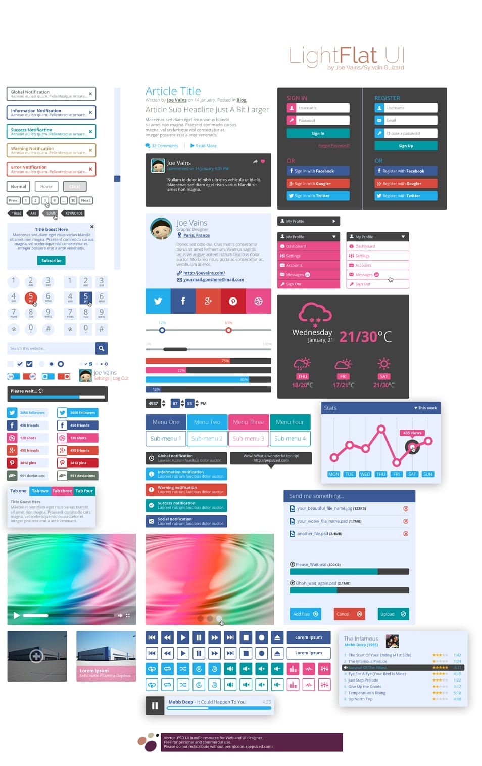 Latest Free Web Elements From February 2014 » CSS Author