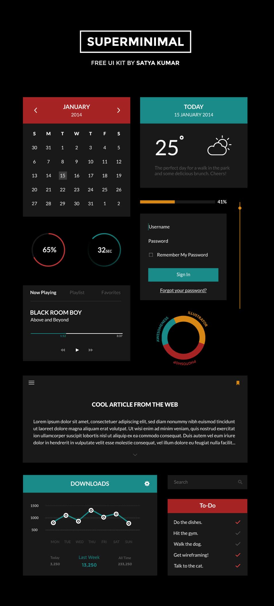 Latest Free Web Elements From April 2014 » CSS Author