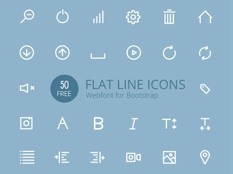 Best Free Line Icon Fonts » CSS Author