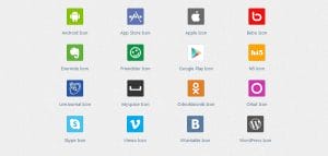 180+ Free Flat Icon Sets - CSS Author