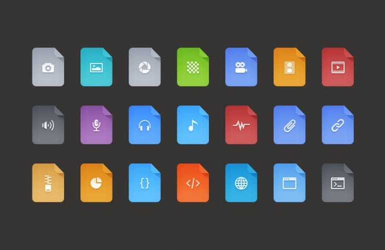 180+ Free Flat Icon Sets - CSS Author