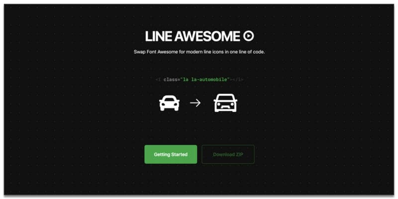 Best Free Line Icon Fonts » CSS Author