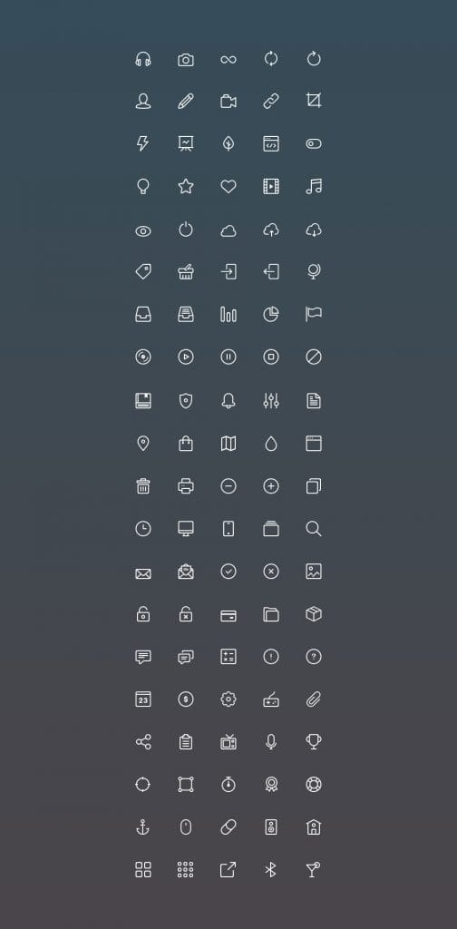 250+ Ultimate Collection Of Free Line Icon Sets » CSS Author