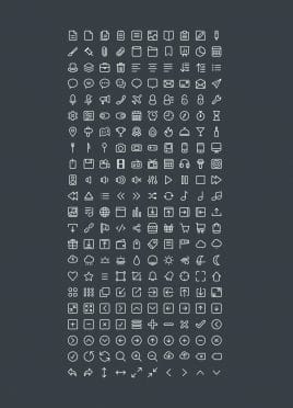 250+ Ultimate Collection Of Free Line Icon Sets » CSS Author