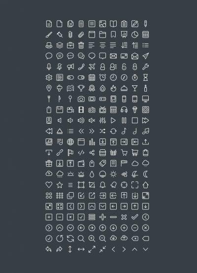 250+ Ultimate Collection Of Free Line Icon Sets » CSS Author