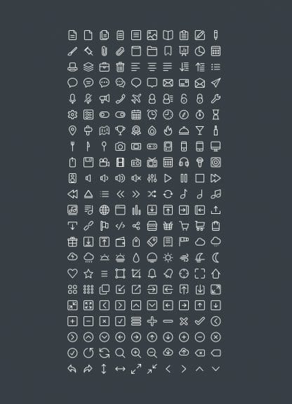 250+ Ultimate Collection Of Free Line Icon Sets » CSS Author