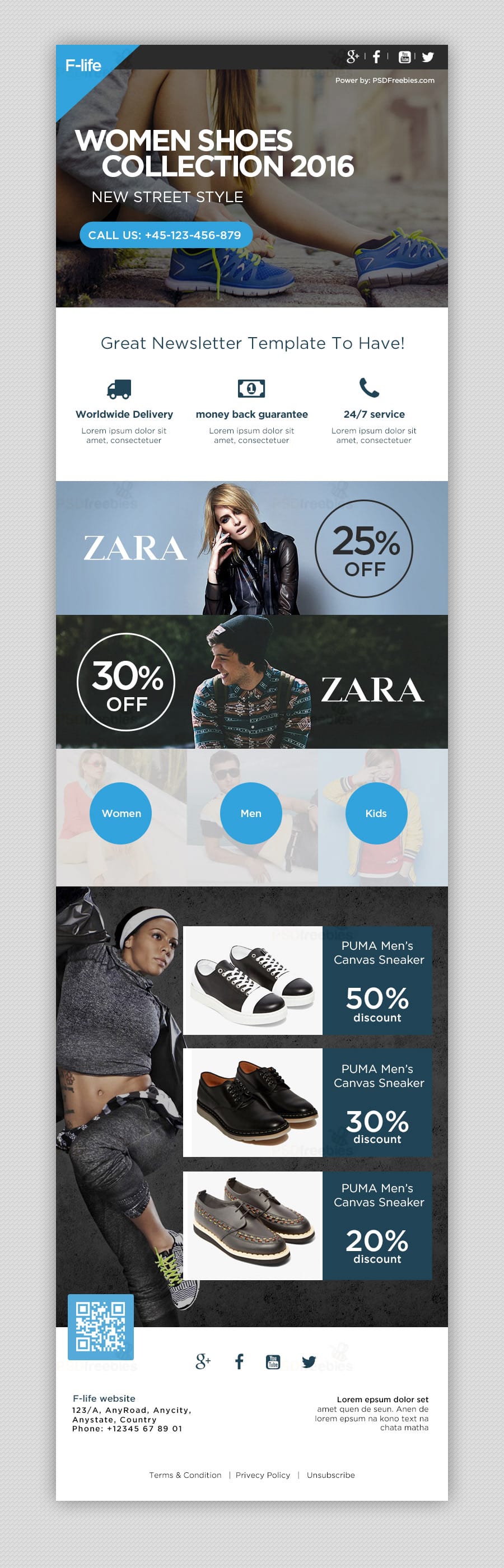 Free Email Newsletter Templates PSD » CSS Author