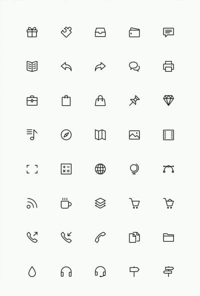 250+ Ultimate Collection Of Free Line Icon Sets » CSS Author