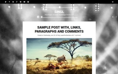 200+ Best Free Responsive Blogger Templates