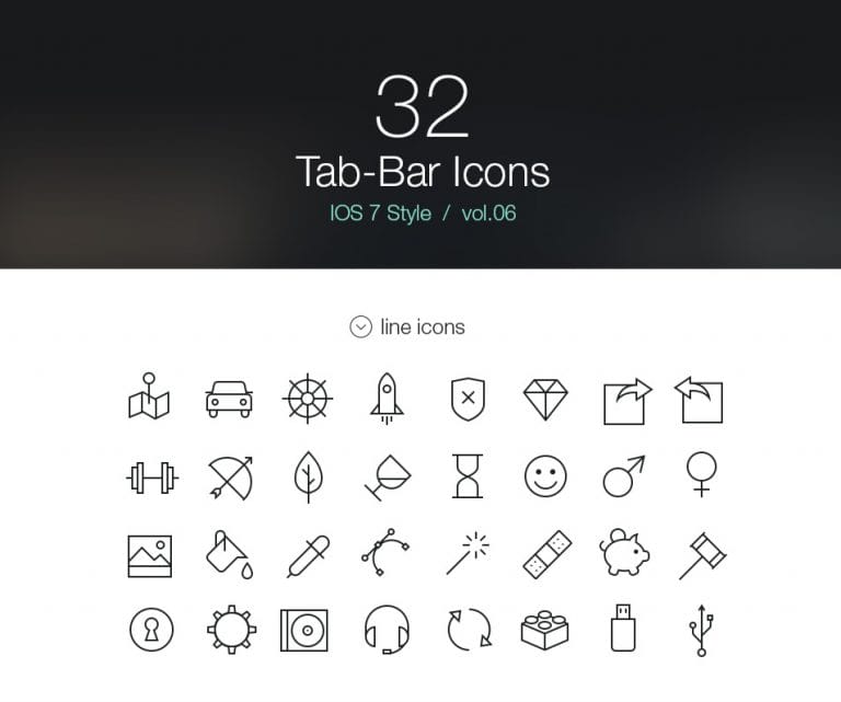 250+ Ultimate Collection Of Free Line Icon Sets » CSS Author