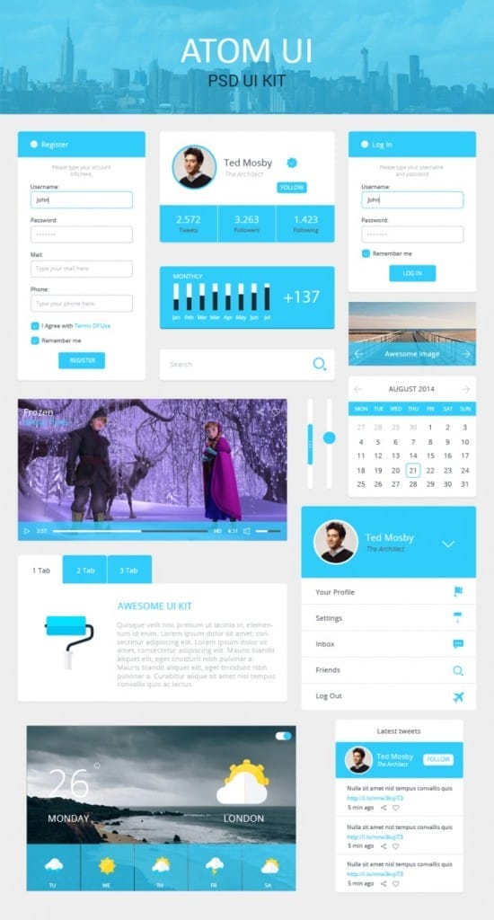 Latest Free Web Elements From August 2014 » CSS Author