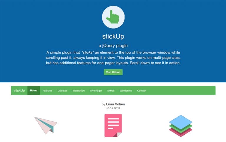 75 Best Jquery Scrolling Plugins For Websites Css Author