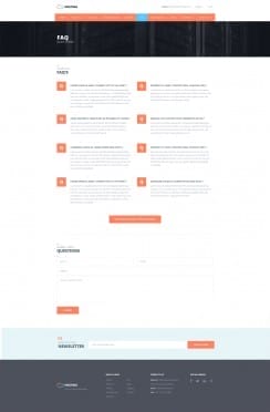 Free Hosting Web Template PSD Designs » CSS Author