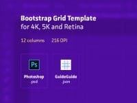 25+ Bootstrap Grid System PSD Templates » CSS Author