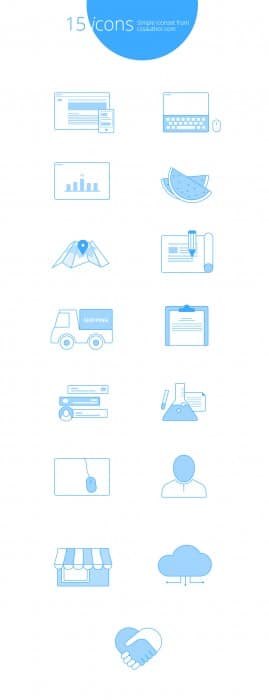 15 Cross Icon Set PSD - Freebie No:157 » CSS Author