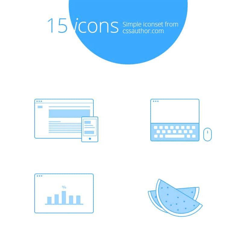 15 Cross Icon Set PSD - Freebie No:157 » CSS Author
