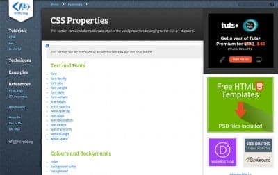 20+ Best CSS Reference Websites » CSS Author