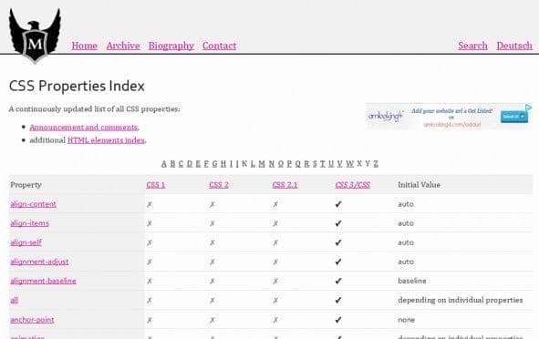 20+ Best CSS Reference Websites » CSS Author