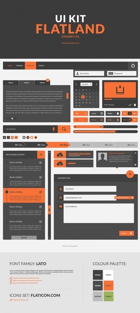 Latest Free Web Elements From March 2015