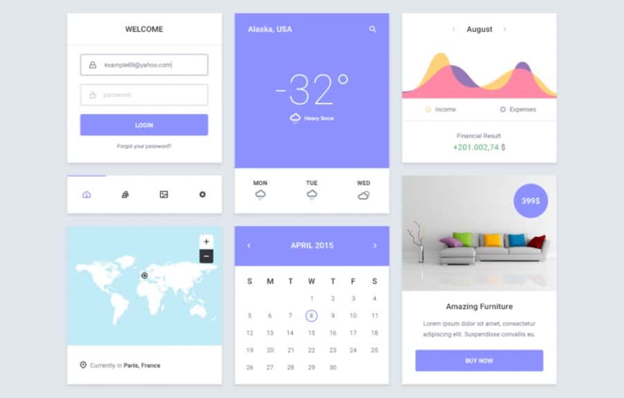 Latest Free Web Elements From April 2015