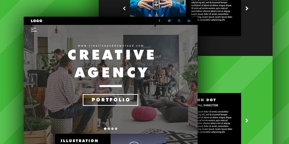 Free Agency Website Templates PSD » CSS Author