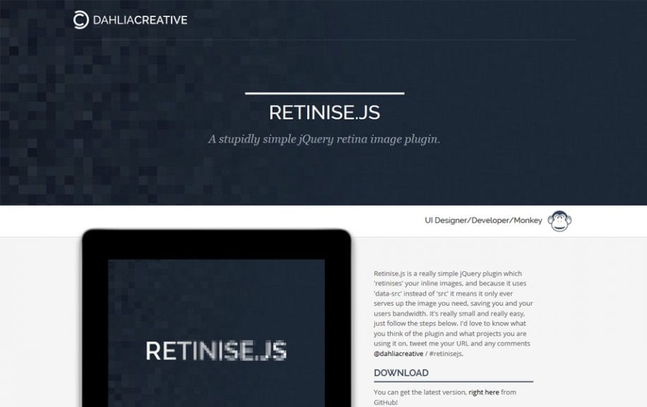 Best Jquery Retina Display Plugins Css Author